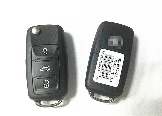 Skoda-Auto-Fernschlüssel 3T0 837 202 L Frequenz 433 3 Knöpfe ...